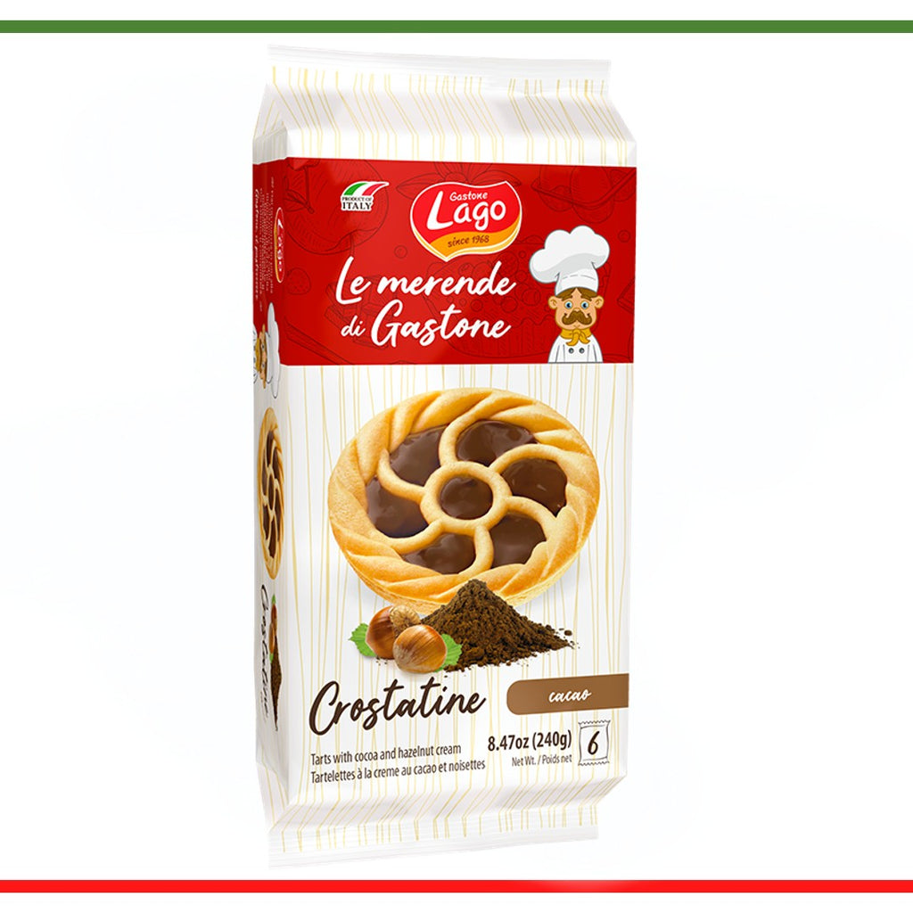 Gastone Lago Crostatine cu cacao 6x40g